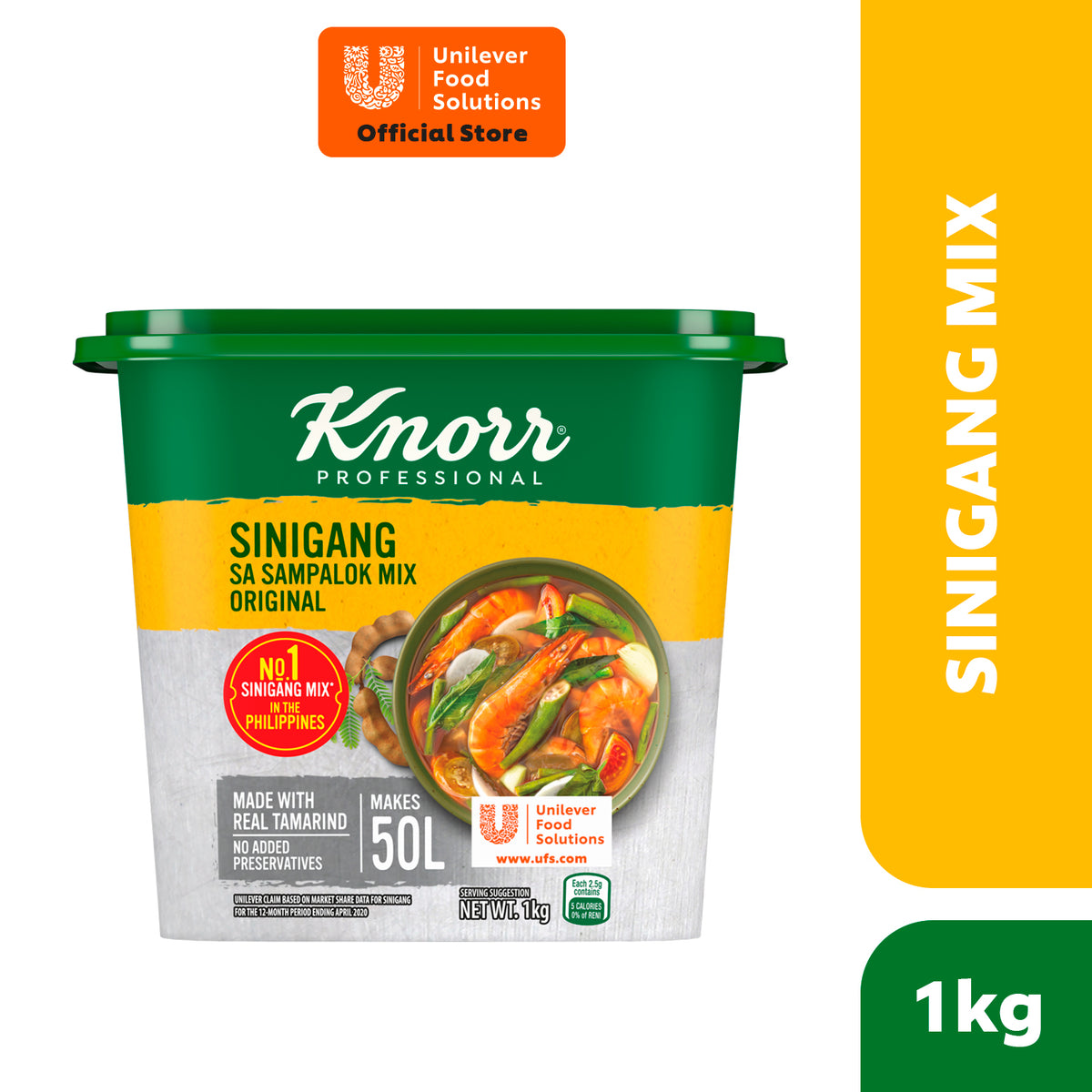 Knorr Sinigang sa Sampalok Mix 1KG – Unilever Food Solutions Philippines